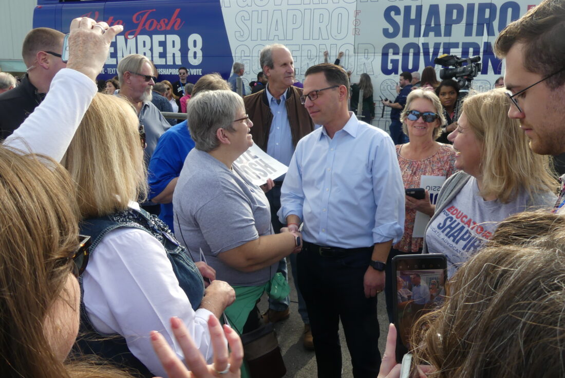 Shapiro speaks at rally in Duncansville ahead of election | News ...